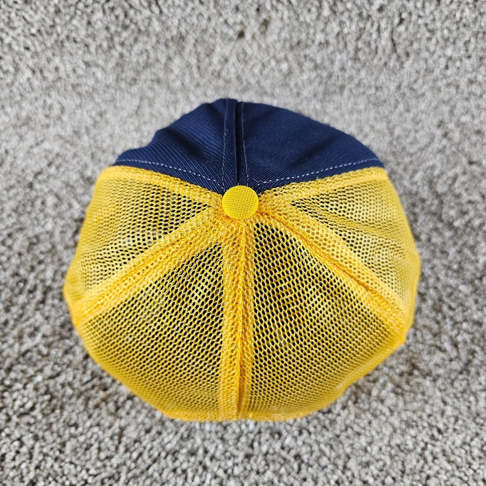 Vintage Georgia Tech Yellow Jackets Hat Cap Trucker Mesh Snap Back 80s ...