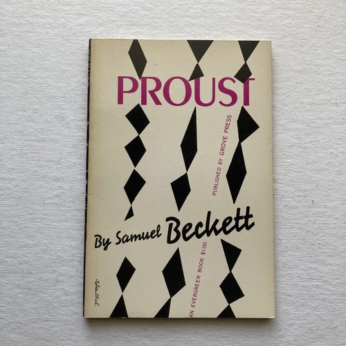 Vintage Proust Samuel Beckett Grove Press Softcover Evergreen Book 1931 ...