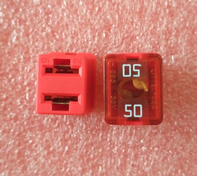 5PCS New 0895050 Littelfuse 895 Square Car Fuse 50A 58V JCASE Cartridge ...