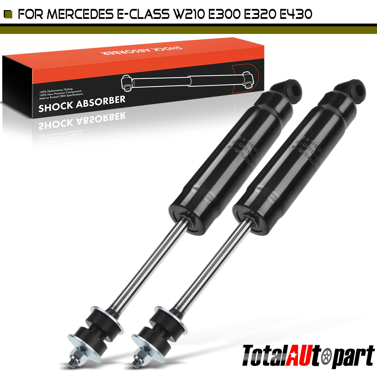 2x Shock Absorber for Mercedes-Benz W210/W211 E300 E320 E420 E430 E55 ...