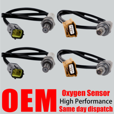 4X OEM Up & Downstream Oxygen O2 Sensors For Nissan 370Z Infiniti G37 3 ...
