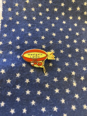 Westgate Lanes Vintage Enamel Pin Bowling 200 Club Zeppelin | eBay