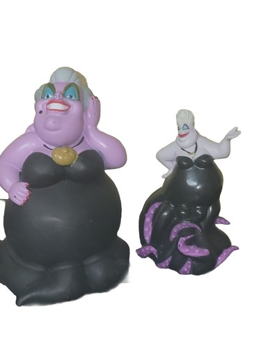 Set Of 2 Disney URSULA Figure The Little Mermaid Villain Sea Witch ...
