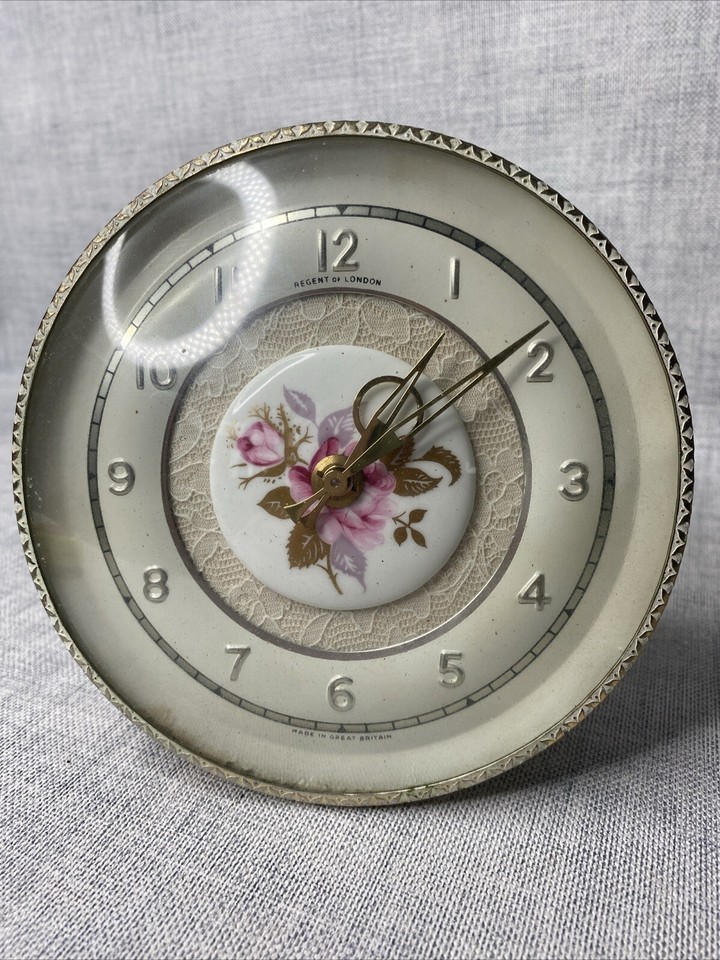 Vintage REGENT OF LONDON Mechanical Wind Up Alarm Clock | eBay UK