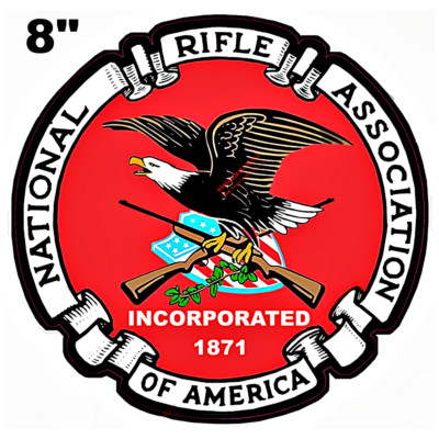 NRA National Rifle Association of America Sticker Sign Vintage Replica ...