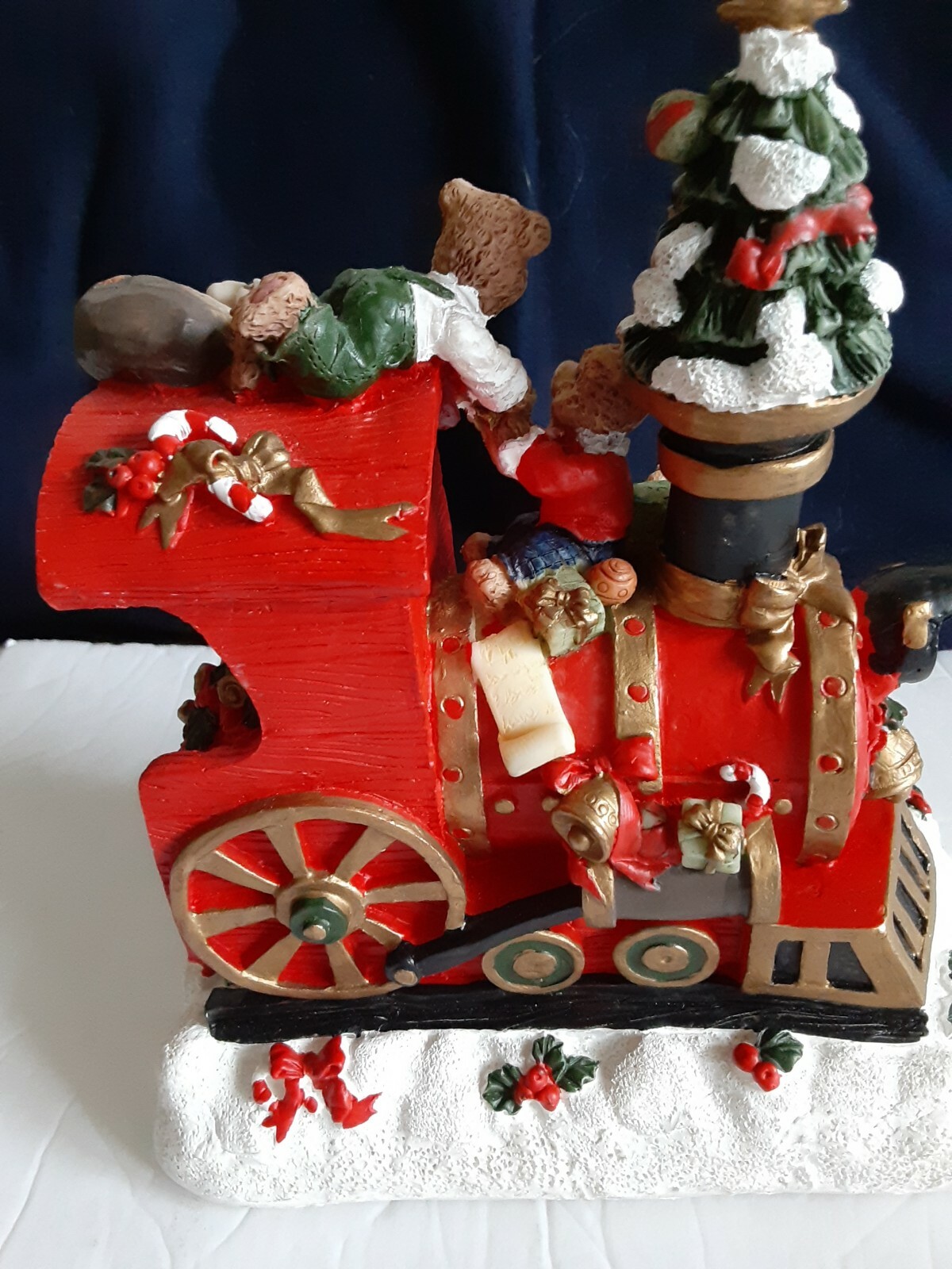 Vintage Musical Ceramic Christmas Train Plays Jingle Bells | eBay