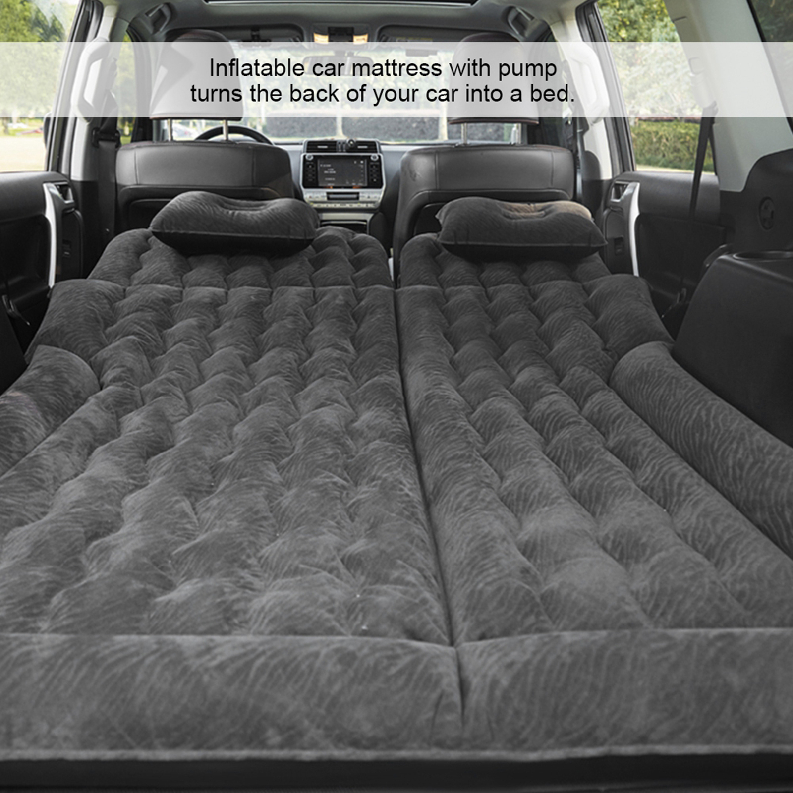 Cars Inflatable Bed SUV Auto Camping Mattress Rear Row Back Seat Travel ...
