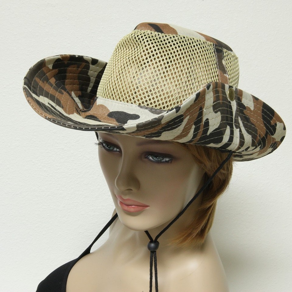 New Unisex Bucket Camouflage Outdoor Fishing Hunting Camo Safari Hat ...