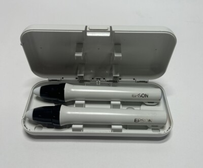 Epson Easy Interactive Pen Kit w/ Case Blue Orange ELPPN03A ELPPN03B | eBay