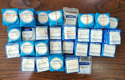 NOS ORIGINAL SEIKO BEZEL 8233 XXXX PARTS 7a38 7t24 6309 7s26 h558 7009 ...