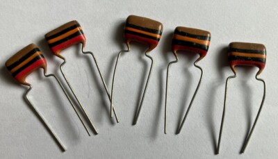 MULLARD TESTED C280 10nf 0.01uf NOS TROPICAL FISH CAPACITORS 20% 250v ...