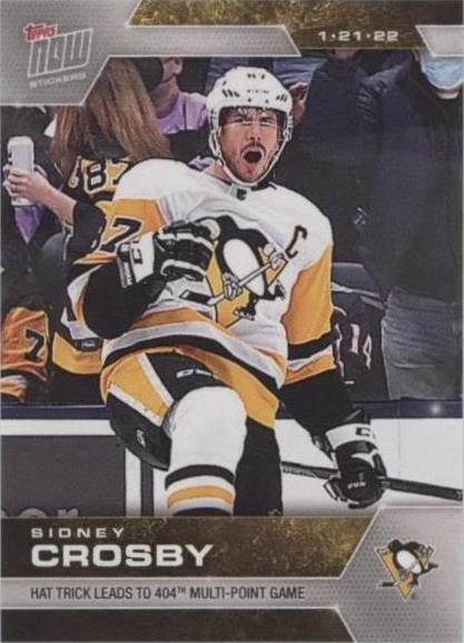 2021-22 Topps Now NHL Stickers - Sidney Crosby #231 /281 for sale ...