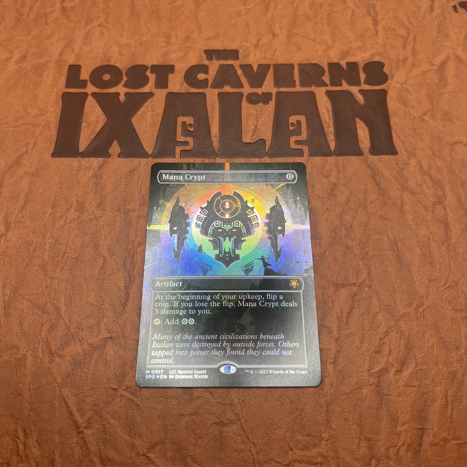 MTG / Mana Crypt / SPG / #0017 / FOIL (Borderless) / Mythic / NM | eBay