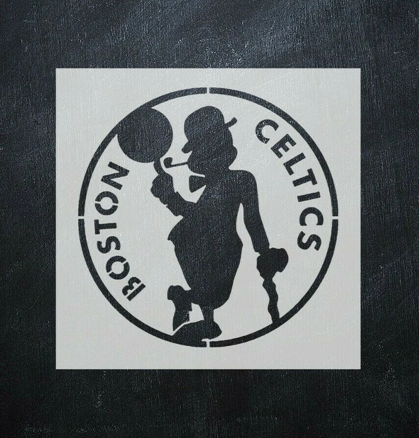 Nba Logo Black And White Stencil