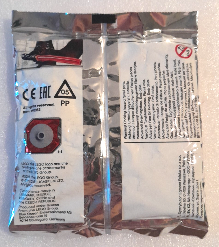 LEGO Star Wars: 911953 First Order SF TIE Fighter Foil Pack Sealed ...