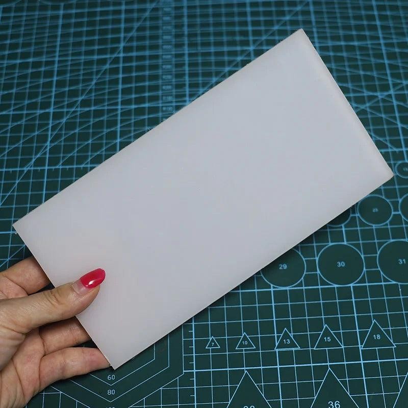 QJH 20x10cm High Quality PVC White Cutting Board Rubber Mallet Mat ...