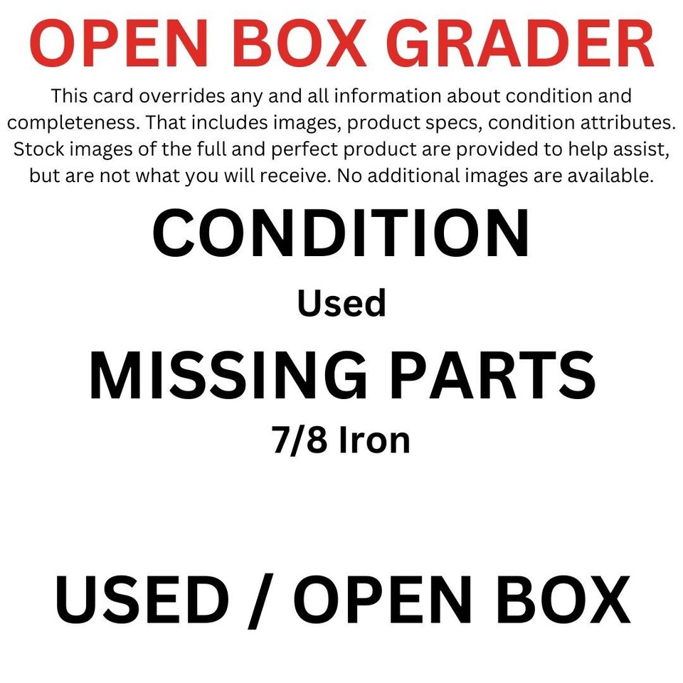 Defect Young Gun SGS X Ace Junior Golf Set, Right Hand, Age 6-8 ...