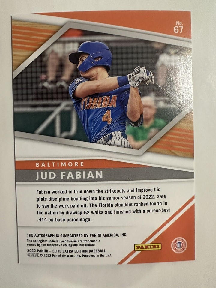 2022 Panini Elite Extra Edition - Prime Numbers A Signatures #67 Jud ...