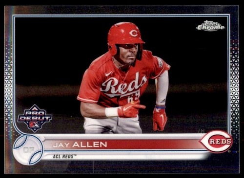 JAY ALLEN 2022 Topps Pro Debut Rookie Chrome Card RC #PDC-23 Cincinnati ...