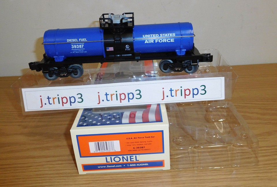 Lionel 6-39387 United States Air Force USAF Tank Car Train O Gauge ...