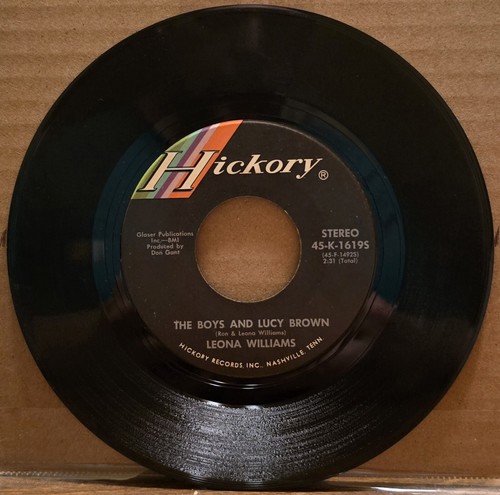 Leona Williams - The Boys and Lucy Brown/Country Music - 45rpm Vinyl 7 ...