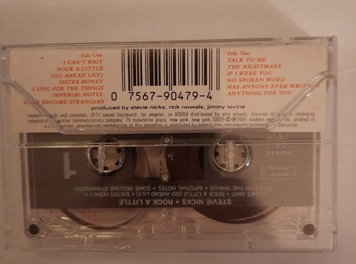 Stevie Nicks Rock A Little Cassette Tape | eBay