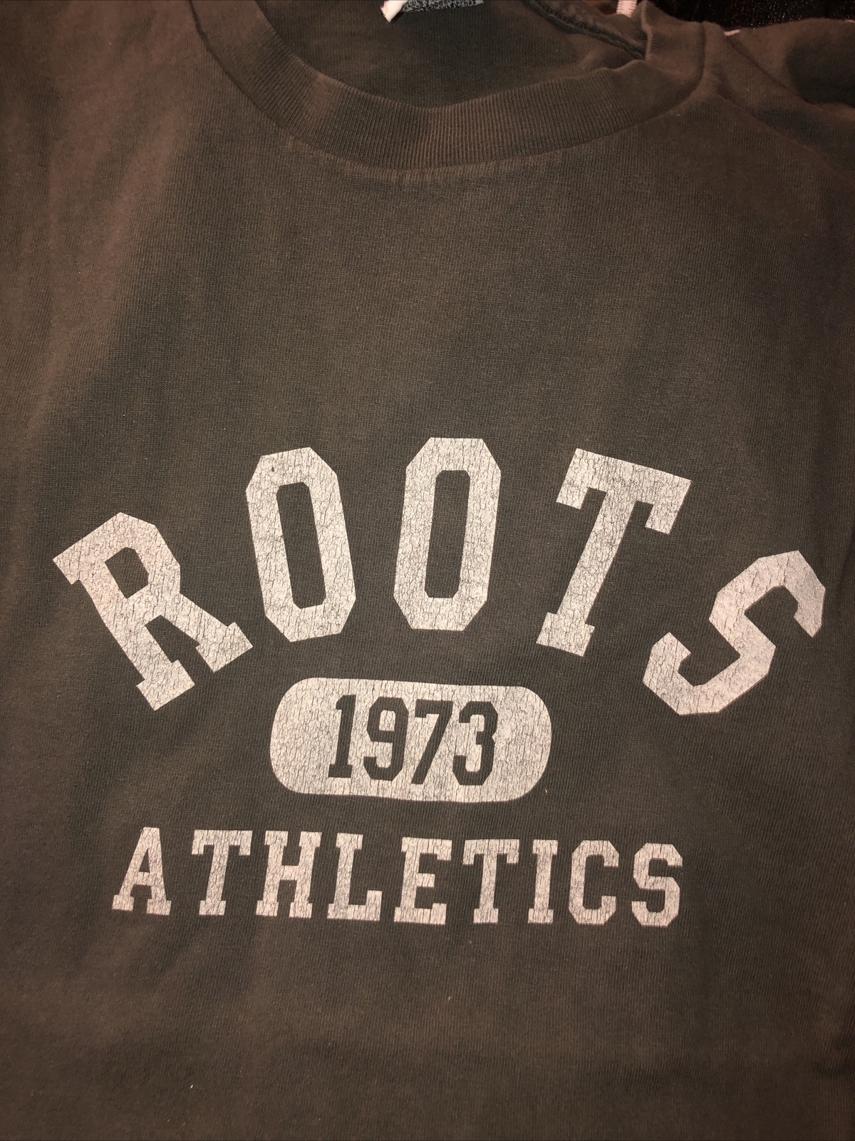 Roots Athletics T-Shirt Mens 2xL Gray Property of 1973 Graphic Cotton ...