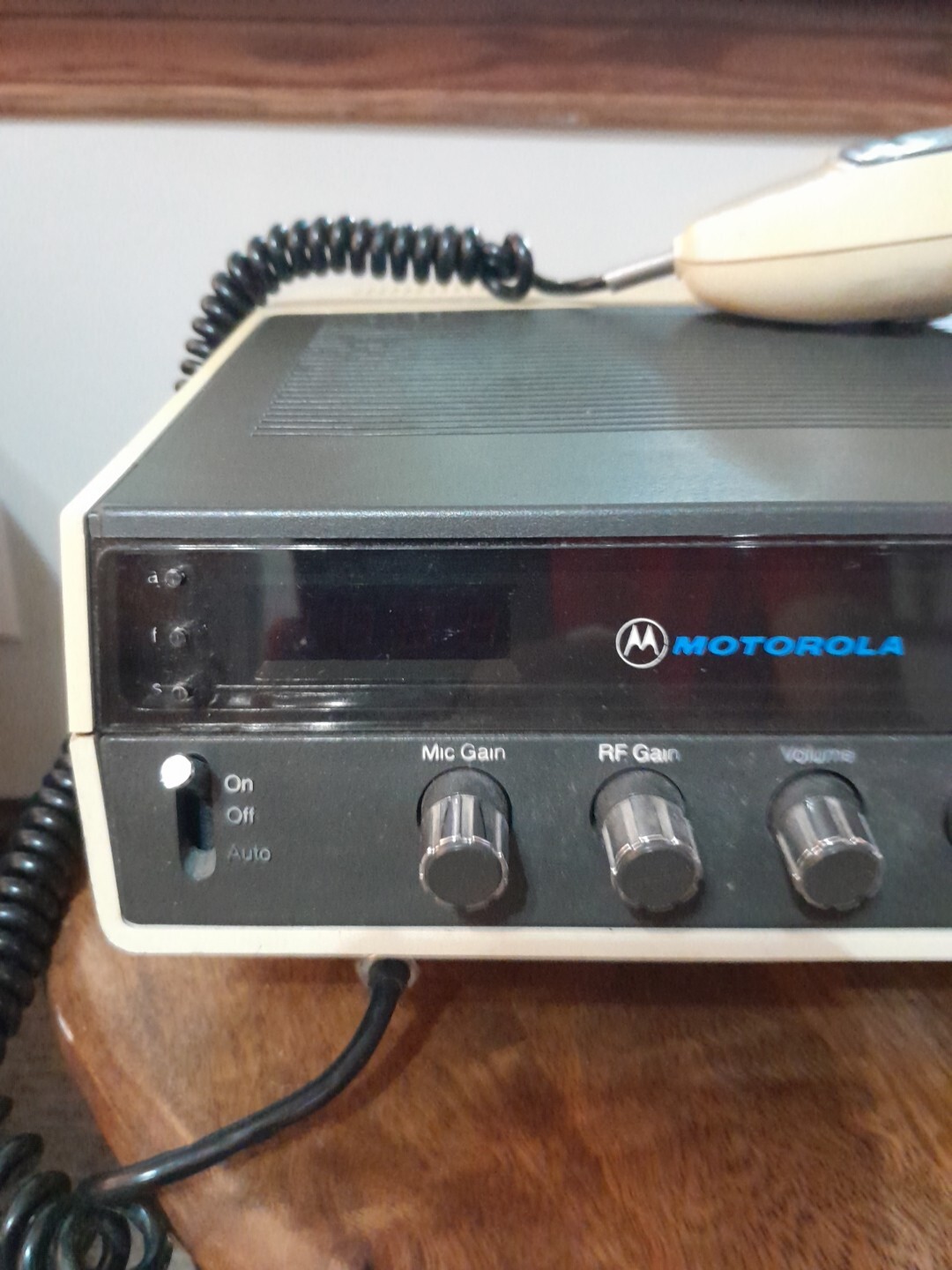 Motorola CB Radio Base Station T4025A CB1136 & Original Mic Vintage | eBay