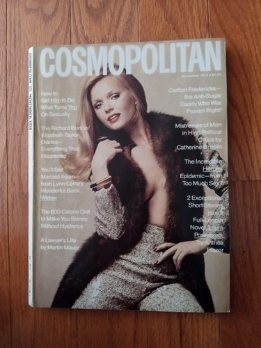 Vintage COSMOPOLITAN magazine November 1974 Kathy Davis Cover By ...