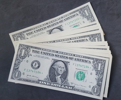 2017 $1 Star Notes Bundle of 97 Consecutive Uncirculated CRISP | eBay