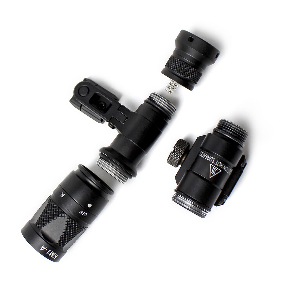 SOTAC M300V IR Flashlight with S/S MA-X Bracket Tactical Helmet Mount ...