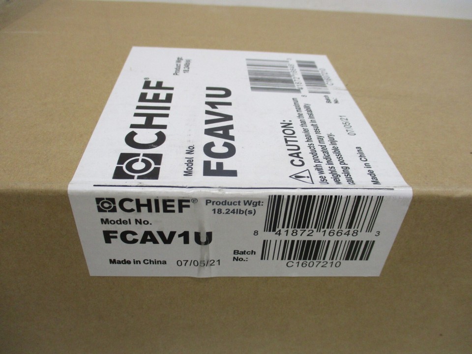 Chief FCAV1U FUSION Mount Pull-Out Accessory TV/Monitor Mount ...