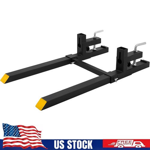 60" 4000lbs Pallet Forks Heavy Duty Tractor Forks for Loader Bucket ...