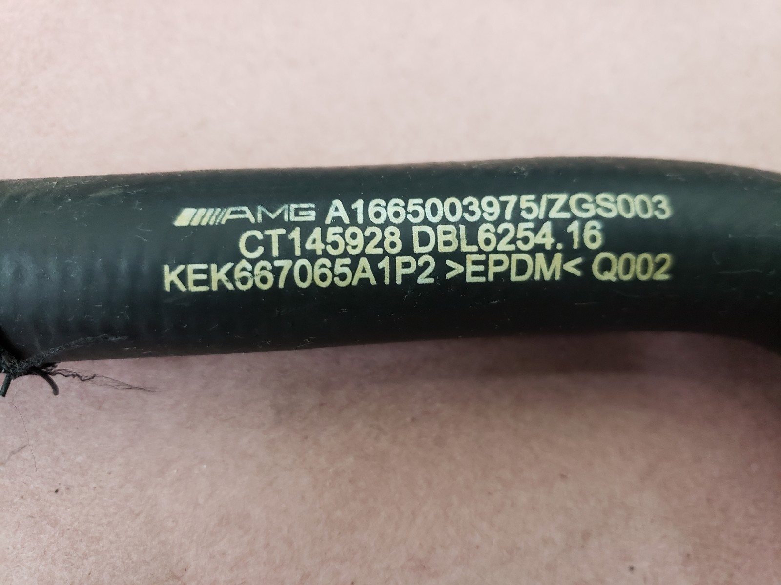 MERCEDES BENZ AMG COOLING HOSE OEM A1665003975 | eBay