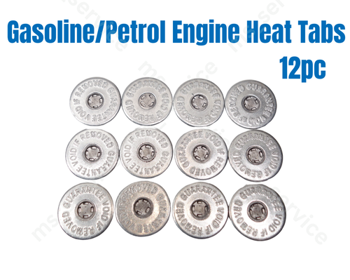 Gasoline Engine Motor Heat Tabs 12pc Overheating Indicator Brock | eBay