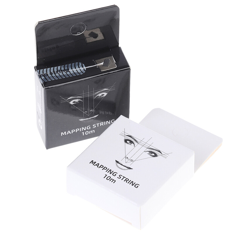 Pre-Inked Brow Mapping Thread Strings Pigment String Tattoo Eyebrow ...