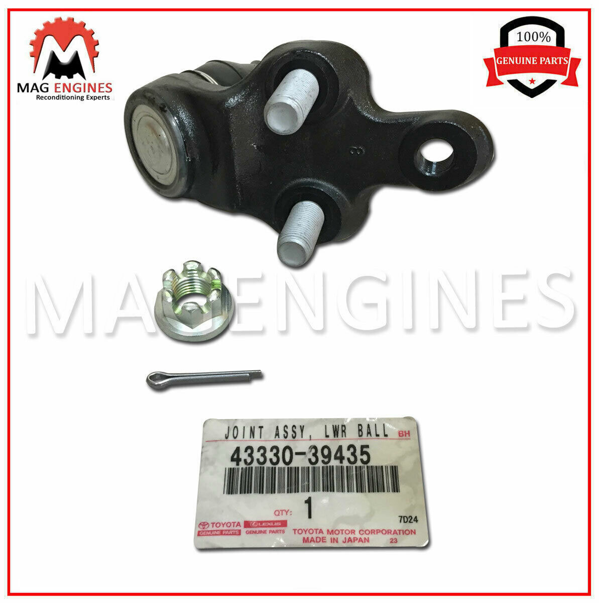 43330-39435 GENUINE OEM FRONT LOWER BALL JOINT 4333039435 | eBay
