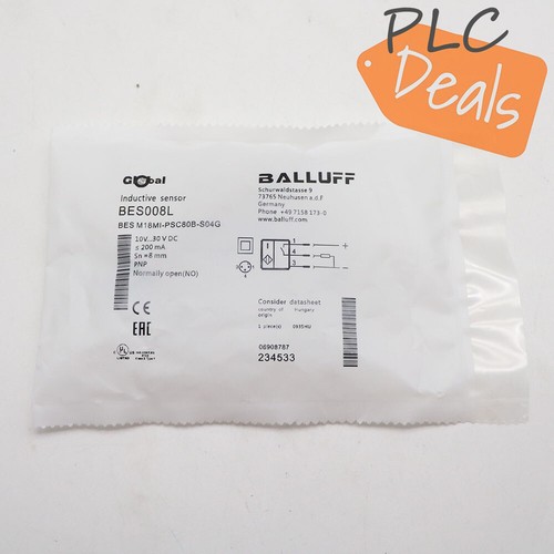1PC New in Box BALLUFF BES008L BES M18MI-PSC80B-S04G Sensor Switch PLC ...