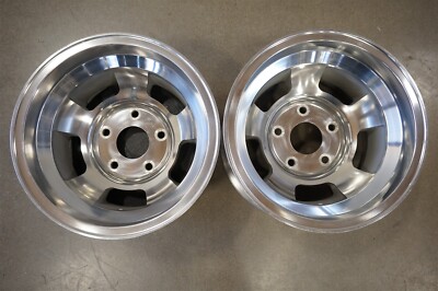 NOS American Racing 15 x 10 Aluminum Slotted Mag Wheels Slots 5 on 5.5 ...