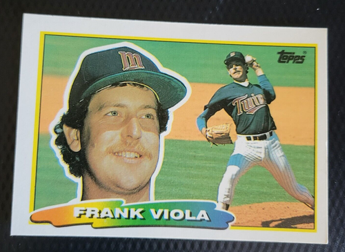 1988 Topps Big FRANK VIOLA Pitcher Minnesota Twins MLB Baseball #201 ...