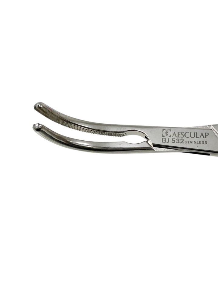 AESCULAP REF BJ532 Rogers Hysterectomy Forceps Curved, Serrated | eBay