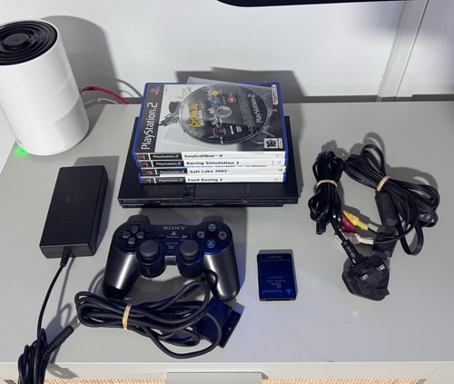 Sony PlayStation 2 Slim PS2 Console Complete Bundle + 5 Games + Controller B2 | eBay UK