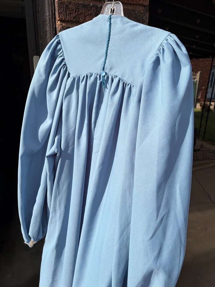 11 Vintage Church Choir Robes by COLLEGIATE Periwinkle Blue Clef Symbol ...