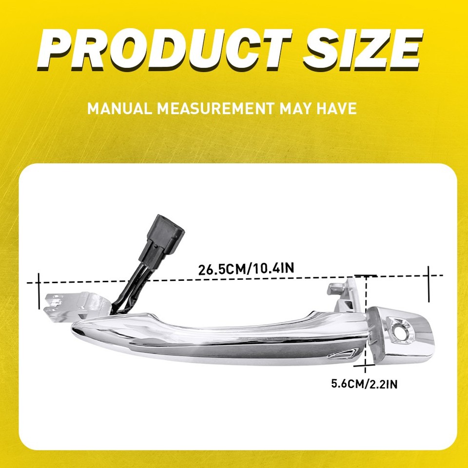 Exterior Door Handles Front Driver Left Hand for Nissan Murano Rogue 17 ...