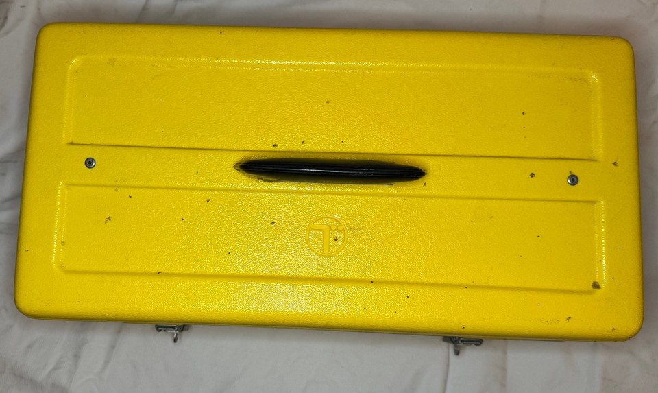 BT British Telecom Engineers Cantilever yellow Tool Box CYR/87 | eBay UK