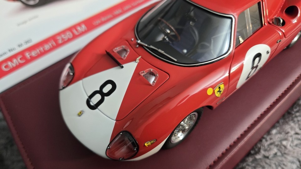 Ferrari 250 LM RHD #8 1964 John Surtees Lorenzo Bandini in 1:18 scale ...