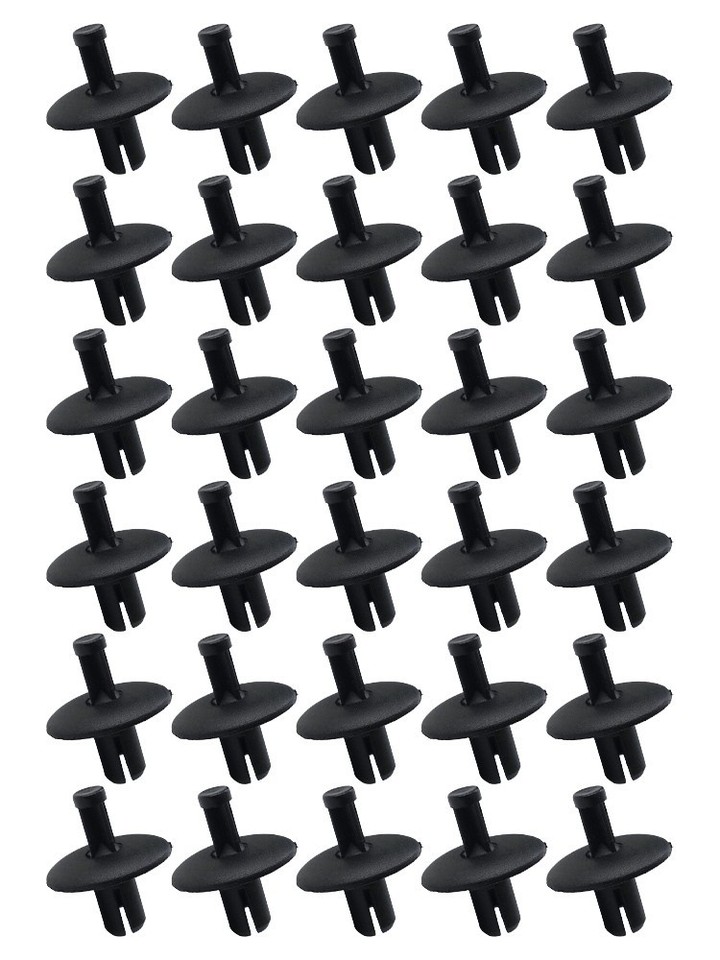 Car Accessories Pin Rivet Push Clip 30pcs 4D0807300 Fastener Trim Nylon ...