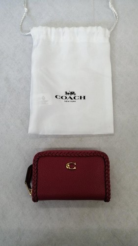 Coach Small Zip Around Pink Card Case | eBay