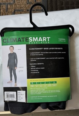 BOY'S CLIMATESMART CLIMATE SMART BASE LAYER THERMAL 2-PIECE SET - $26 ...