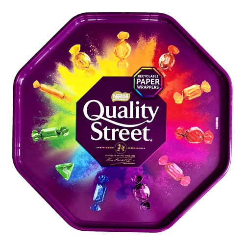 Quality Street Chocolates Tub 550g Toffees & Chocolates Mix Assorted ...